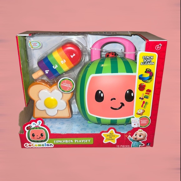 CoComelon | Toys | Nwt Cocomelon Lunchbox Playset | Poshmark